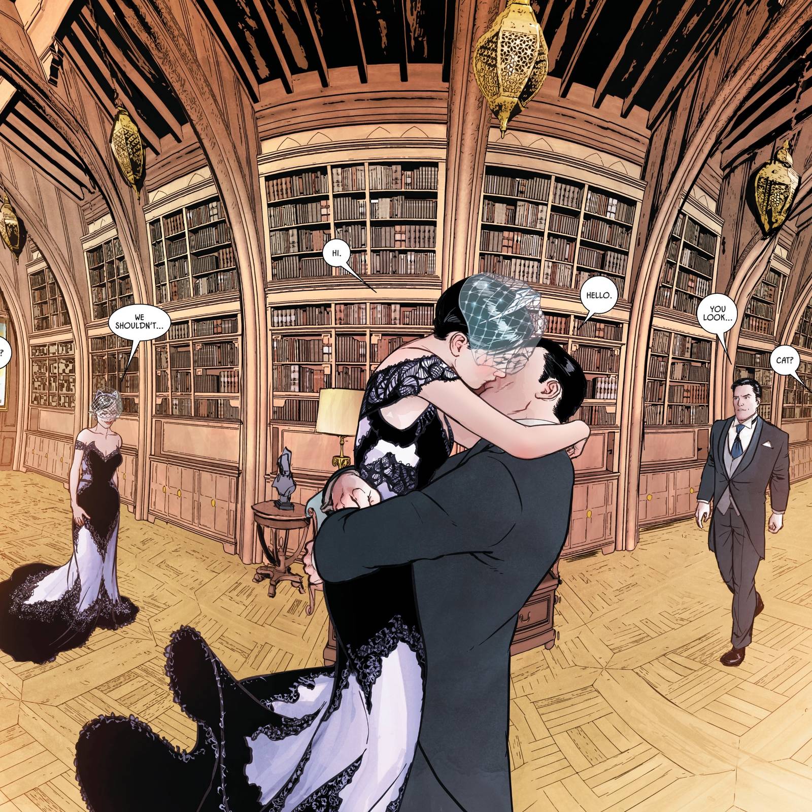 catwoman meets bruce
