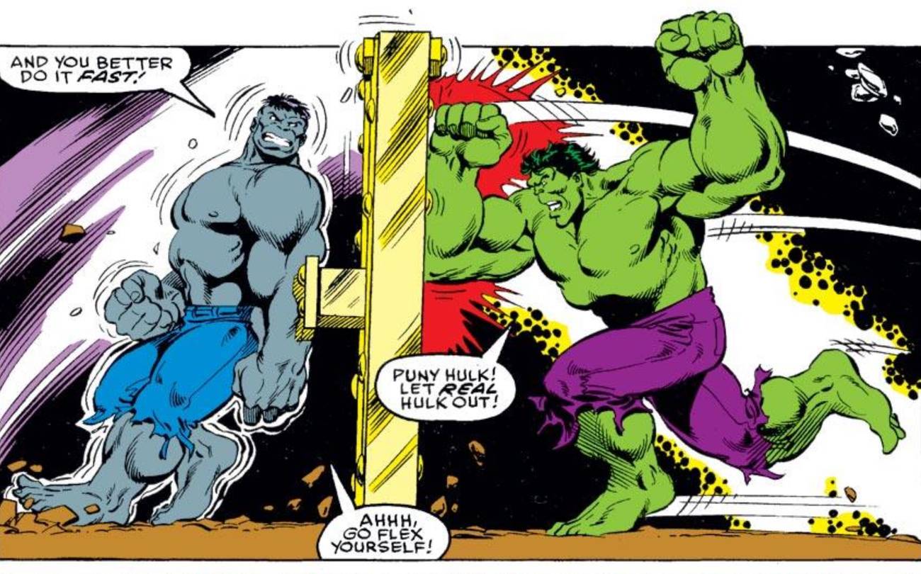 grey hulk comic
