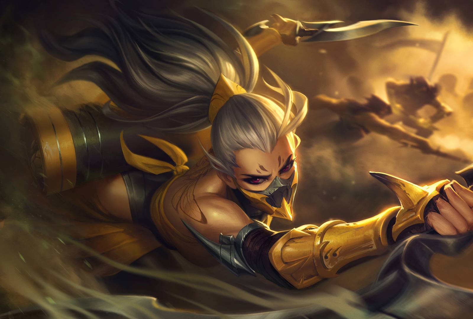 akali splash art process