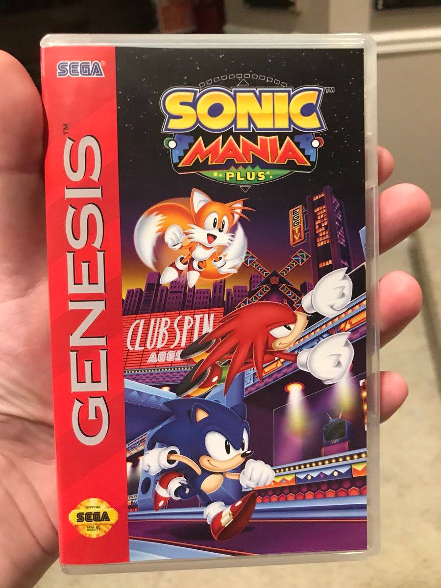 Sonic Mania Plus has reversible Sega Genesis, Mega Drive covers