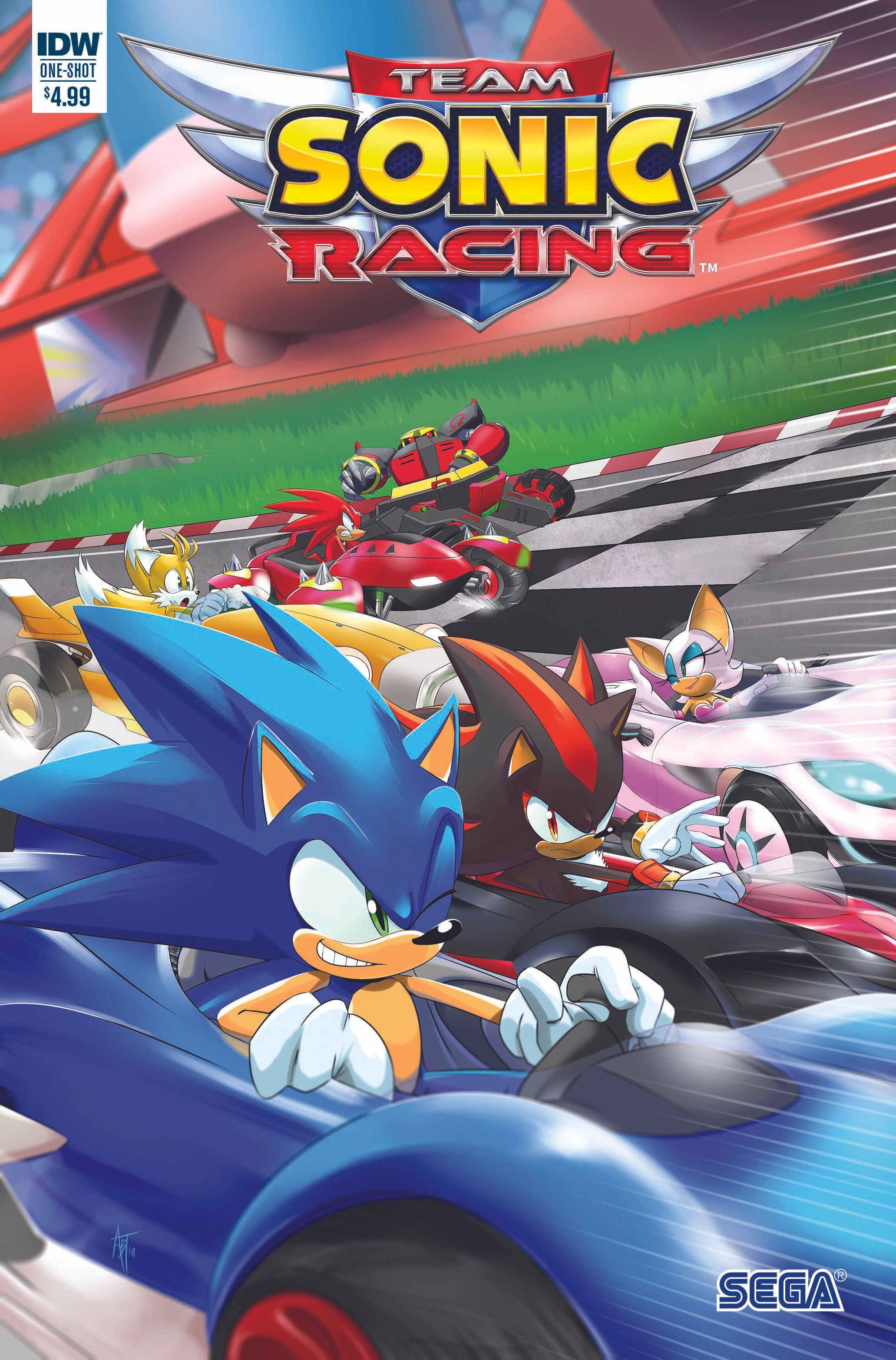 Team Sonic Racing comic book announced at San Diego Comic Con 2018