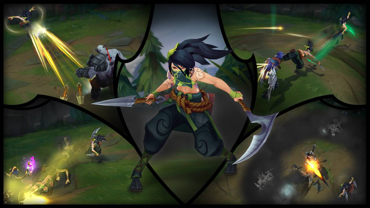 akali splash art process
