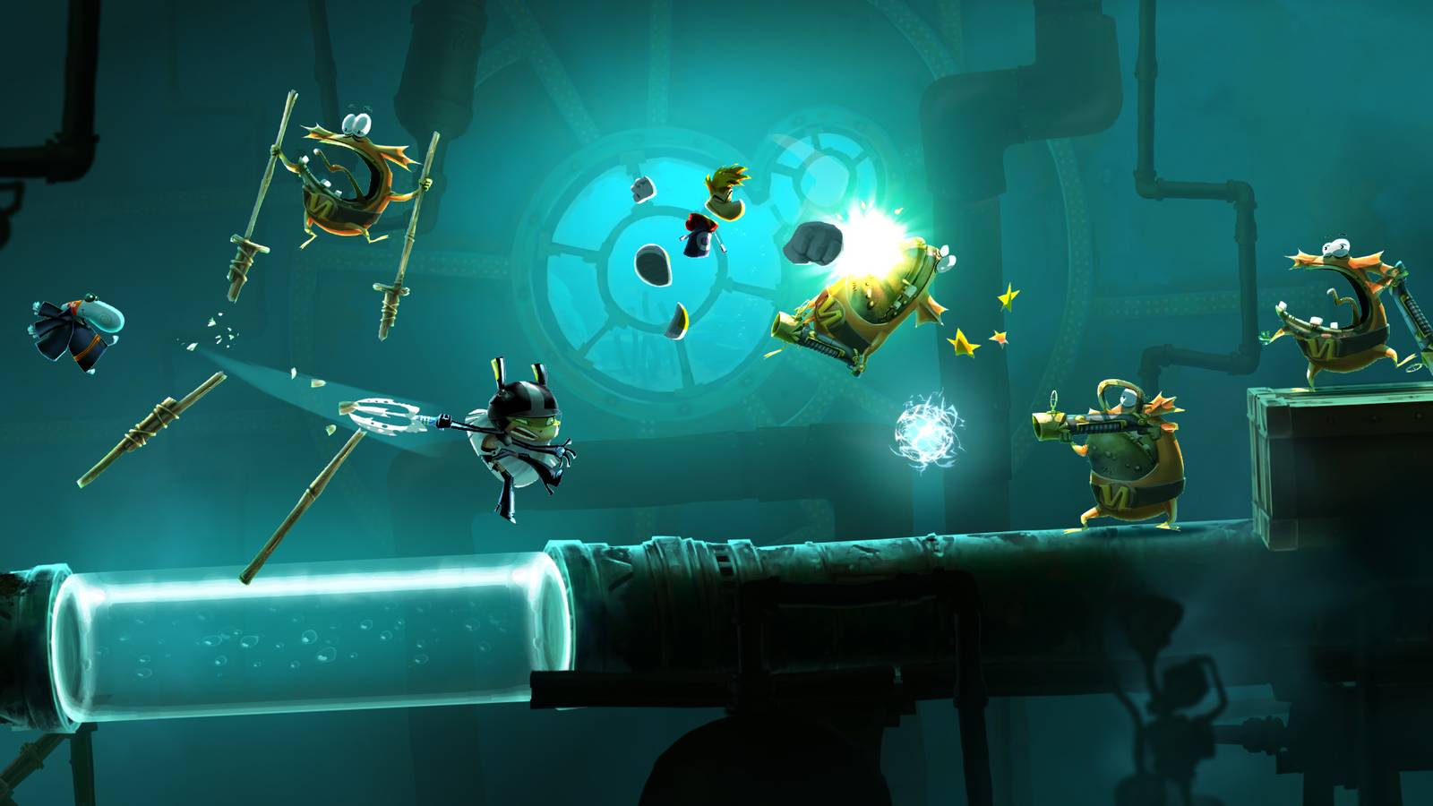 Rayman and friends go under the sea in this aquatic Rayman Legends trailer