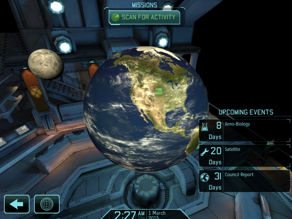xcom hologlobe