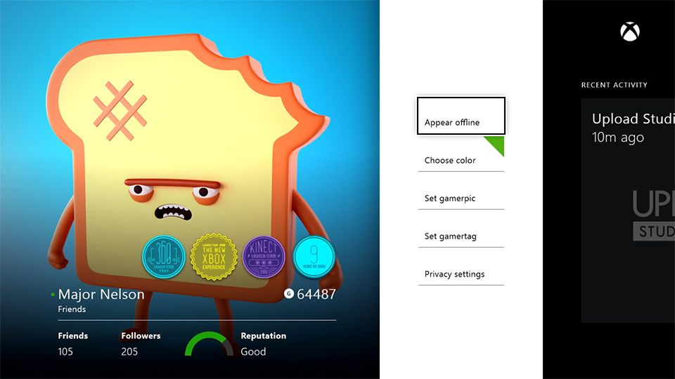 See the Friends app on Xbox One in action