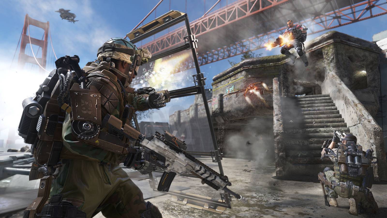 advanced warfare multiplayer guns