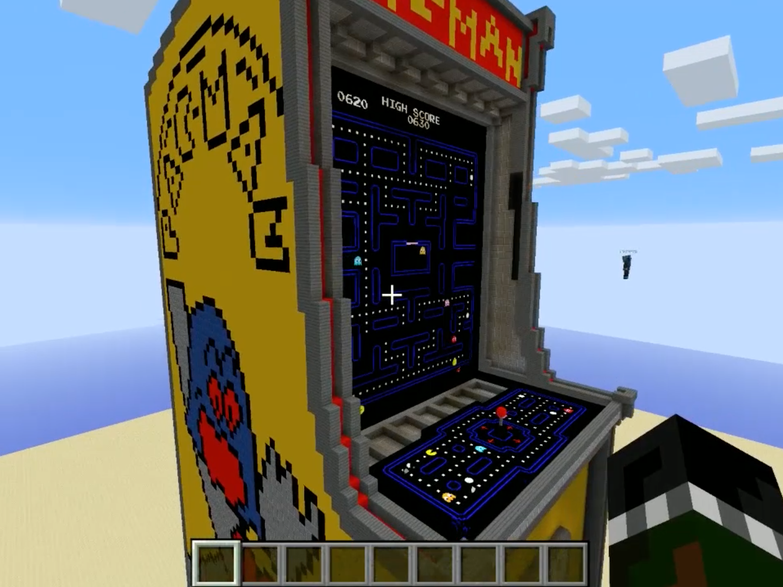Minecraft Pac Man Arcade Machine Mod Youtube