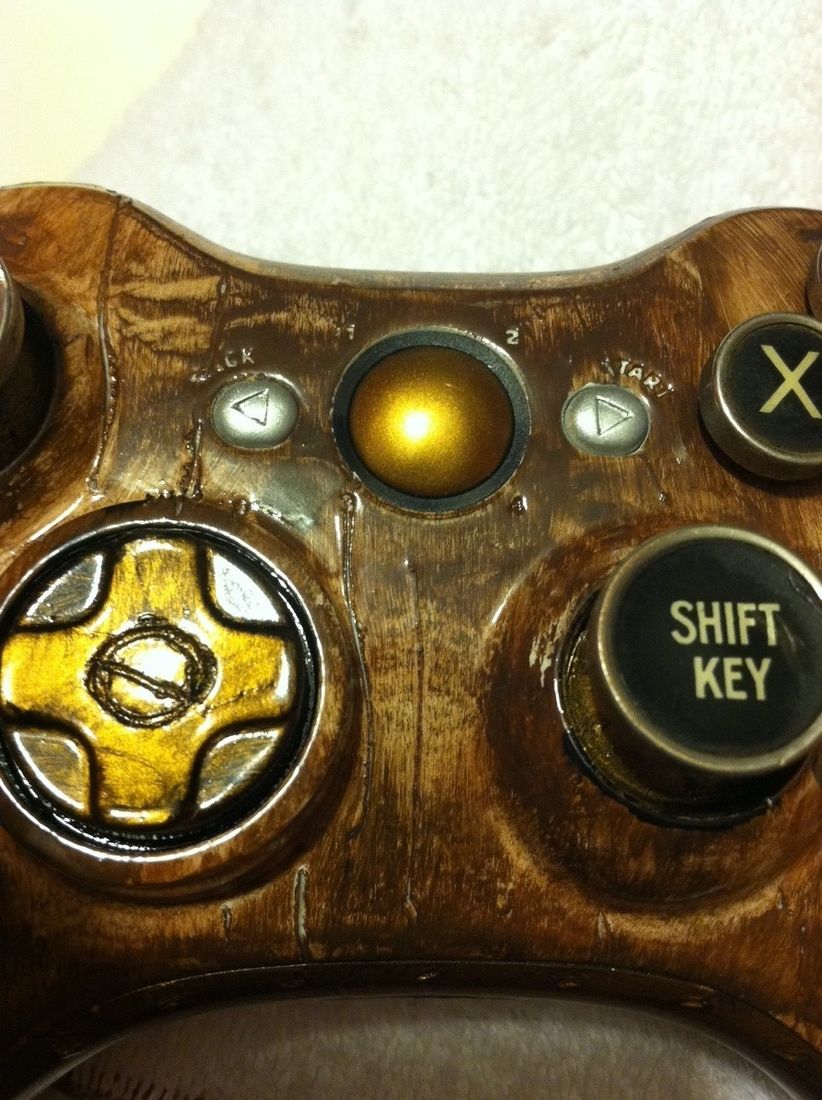 Steampunk Xbox 360 controller gallery