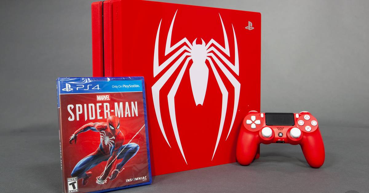 spiderman playstation 4 controller