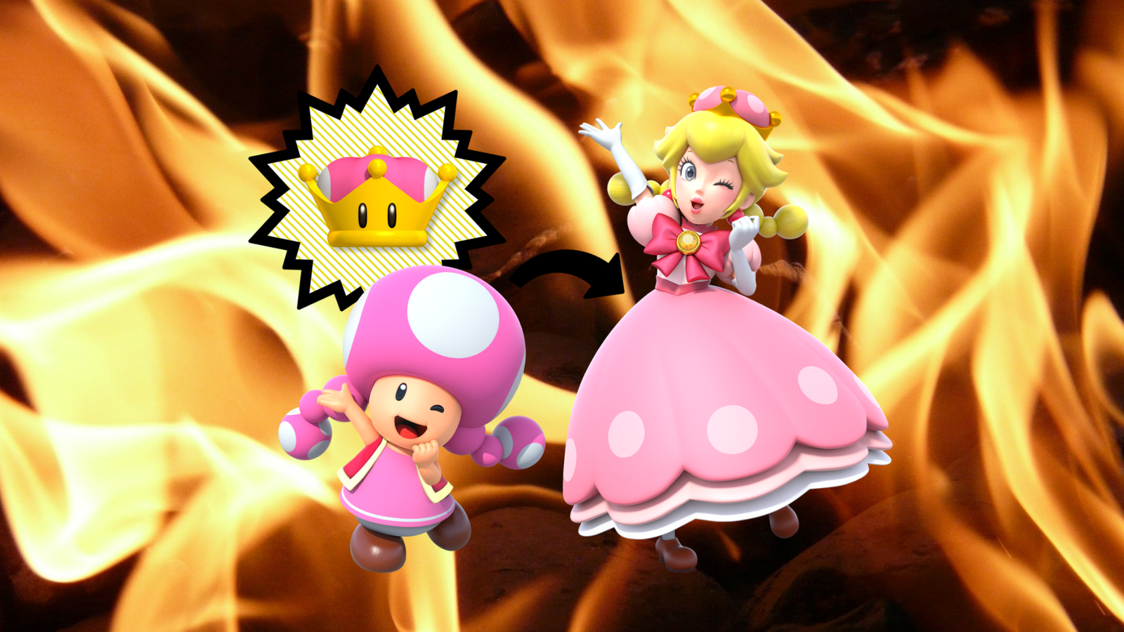 princess peach crown coloring page