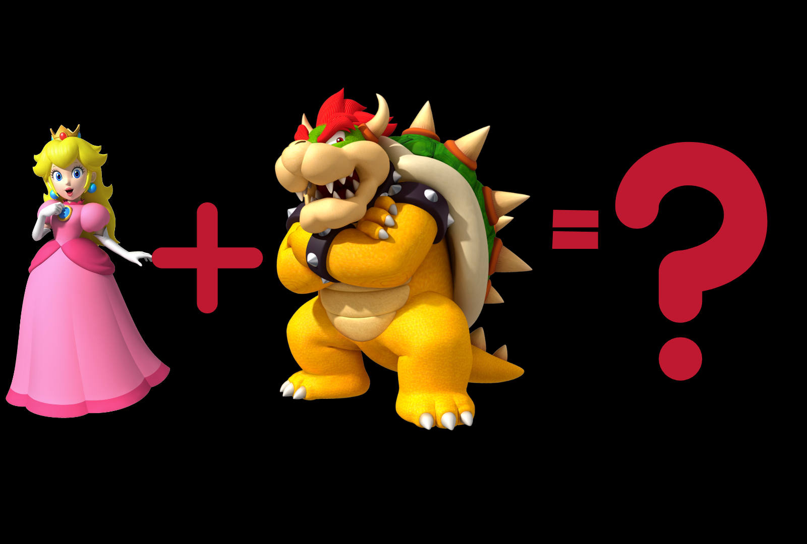 bowser turn to a girl