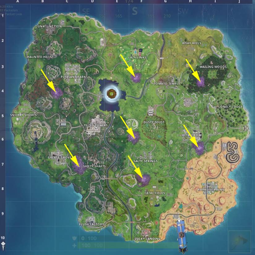 Visit all of the Corrupted Areas – Fortnite challenge guide