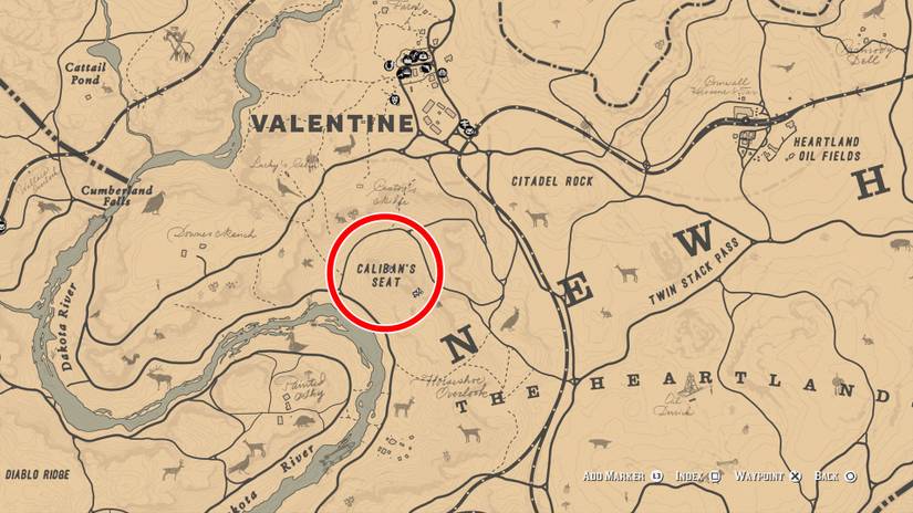 RDR2 Jack Hall Gang Treasure Mission maps, locations and treasure guide