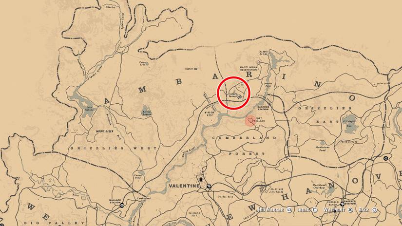 RDR2 Jack Hall Gang Treasure Mission maps, locations and treasure guide