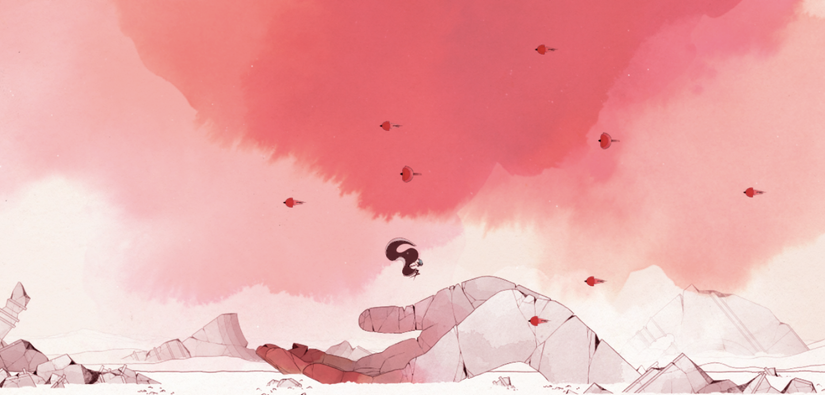 Gris mirrors the stages of grief through art, sound and design