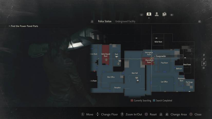 Resident Evil 2 Claire Find the Power Panel Parts (1) walkthrough