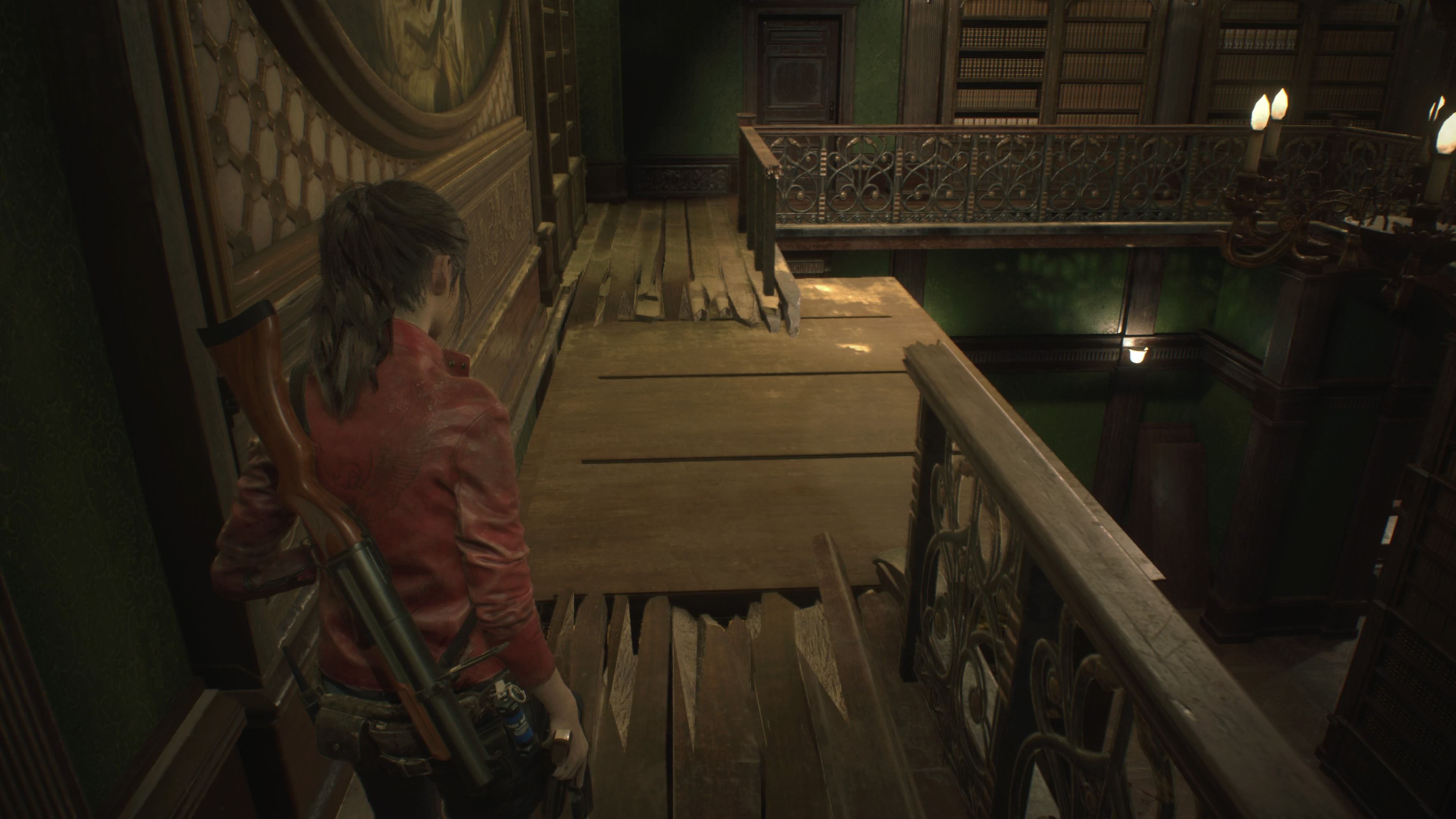 Resident Evil 2 Claire Find the Power Panel Parts (1) walkthrough