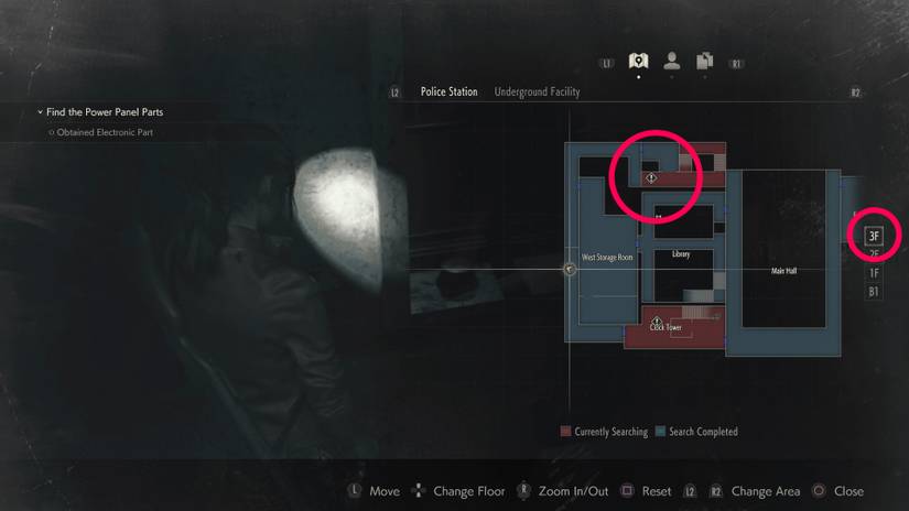 Resident Evil 2 remake Claire Power Panel Part 2 walkthrough