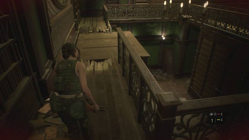 RE2 remake Claire 2nd: Find the Power Panel Parts walkthrough