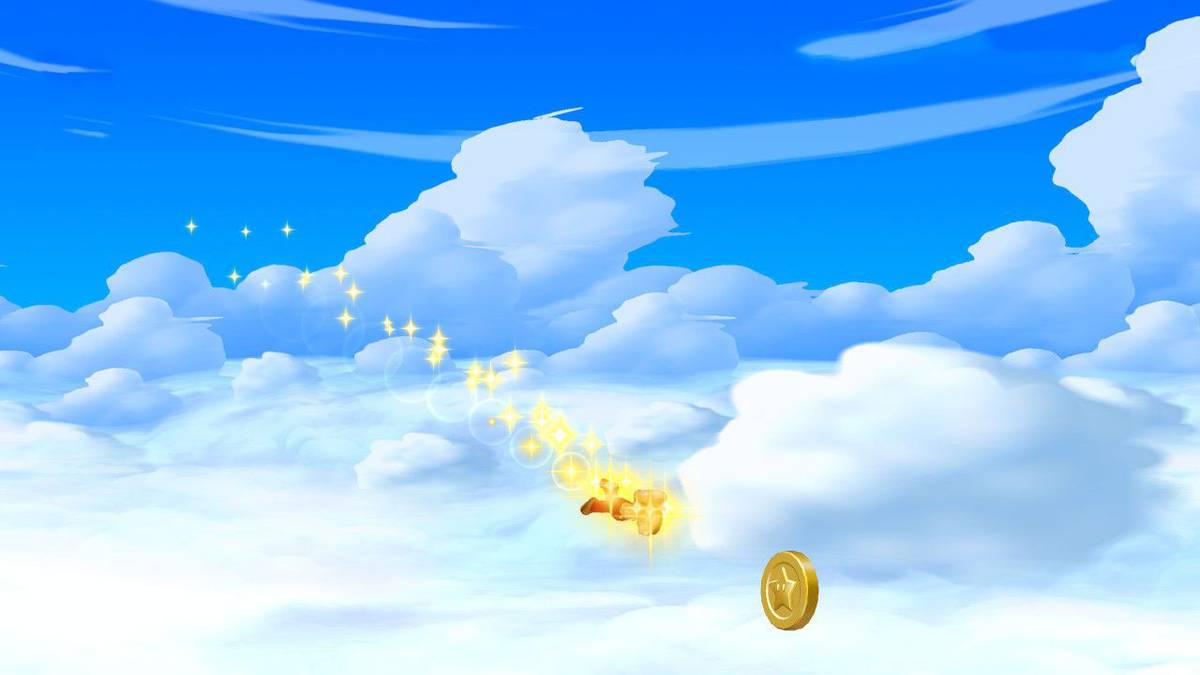 cloud blowing wind mario