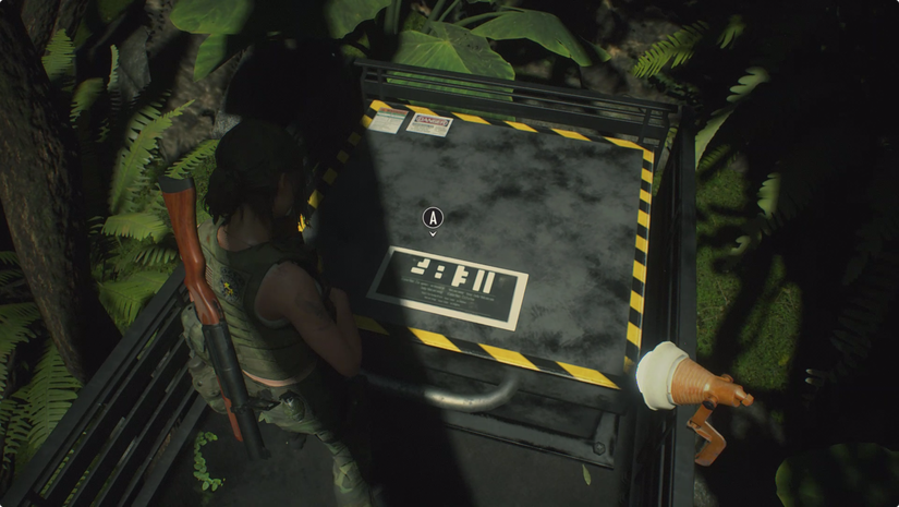 resident evil remake lab code