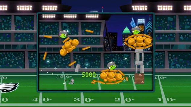 'Angry Birds' teams up with Philadelphia Eagles for Facebook game