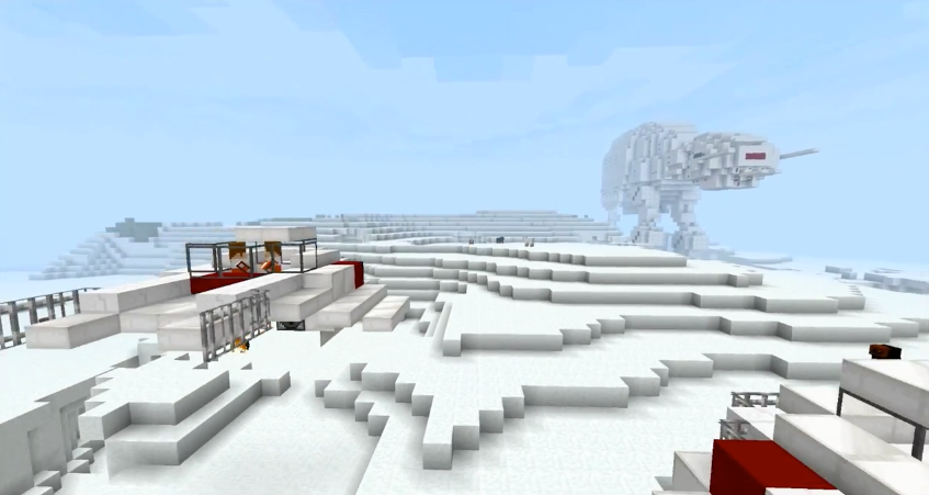 'Empire's' Hoth battle built in Minecraft, fought in video