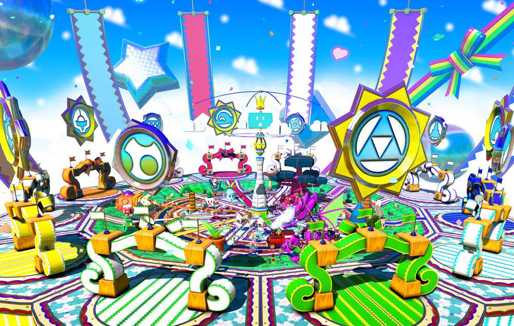 Nintendo Land attractions featuring Yoshi, Captain Falcon and Octopus ...