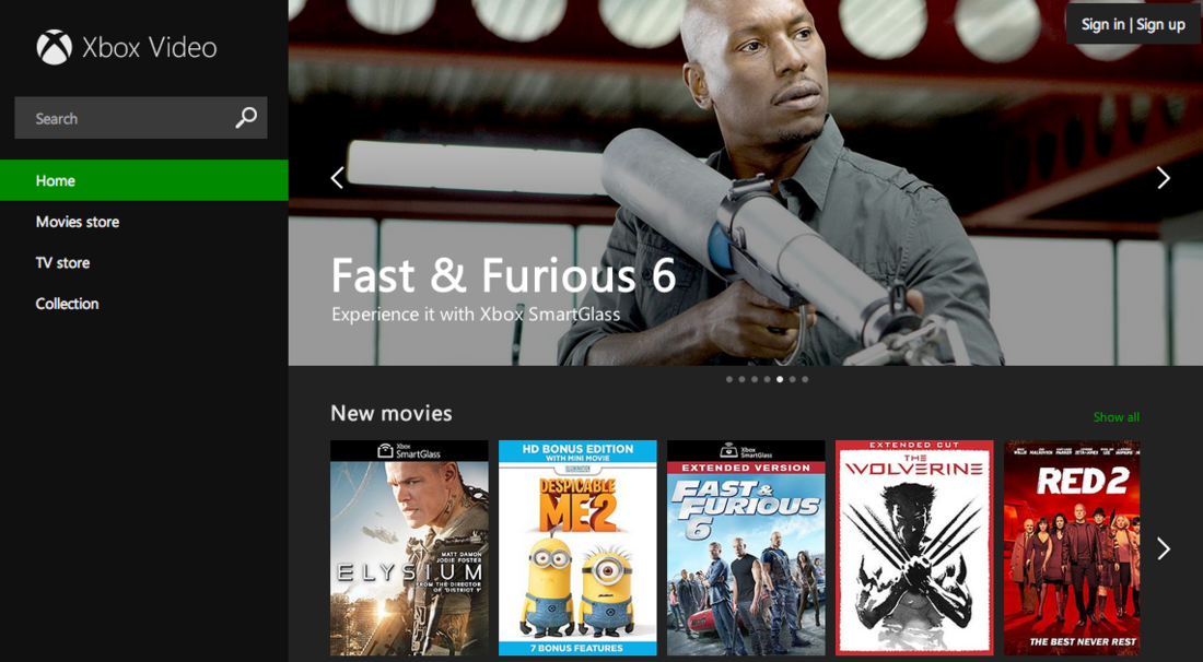 Xbox Video now available on the web