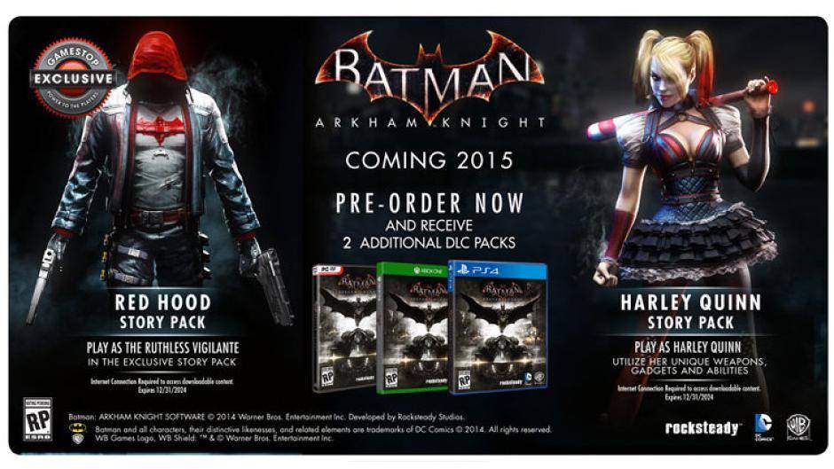 does batman arkham collection include dlc