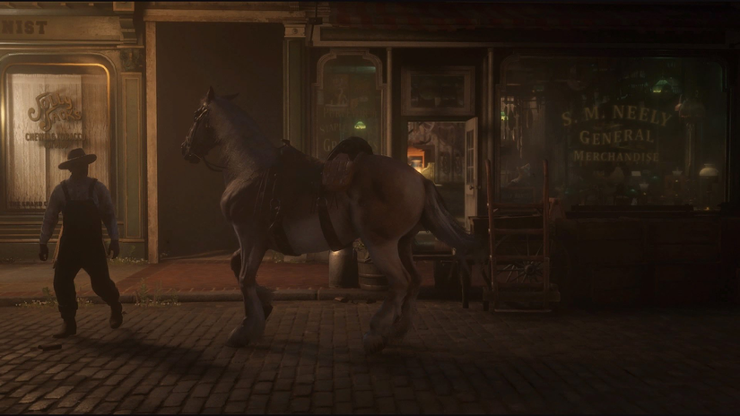 draft horses rdr2