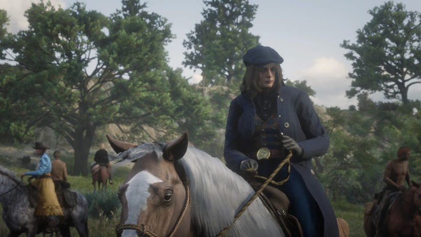 draft horses rdr2