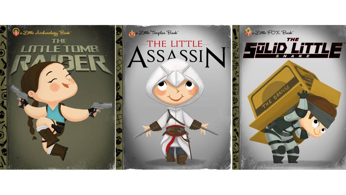 Your favorite video games re-imagined as adorable children's books
