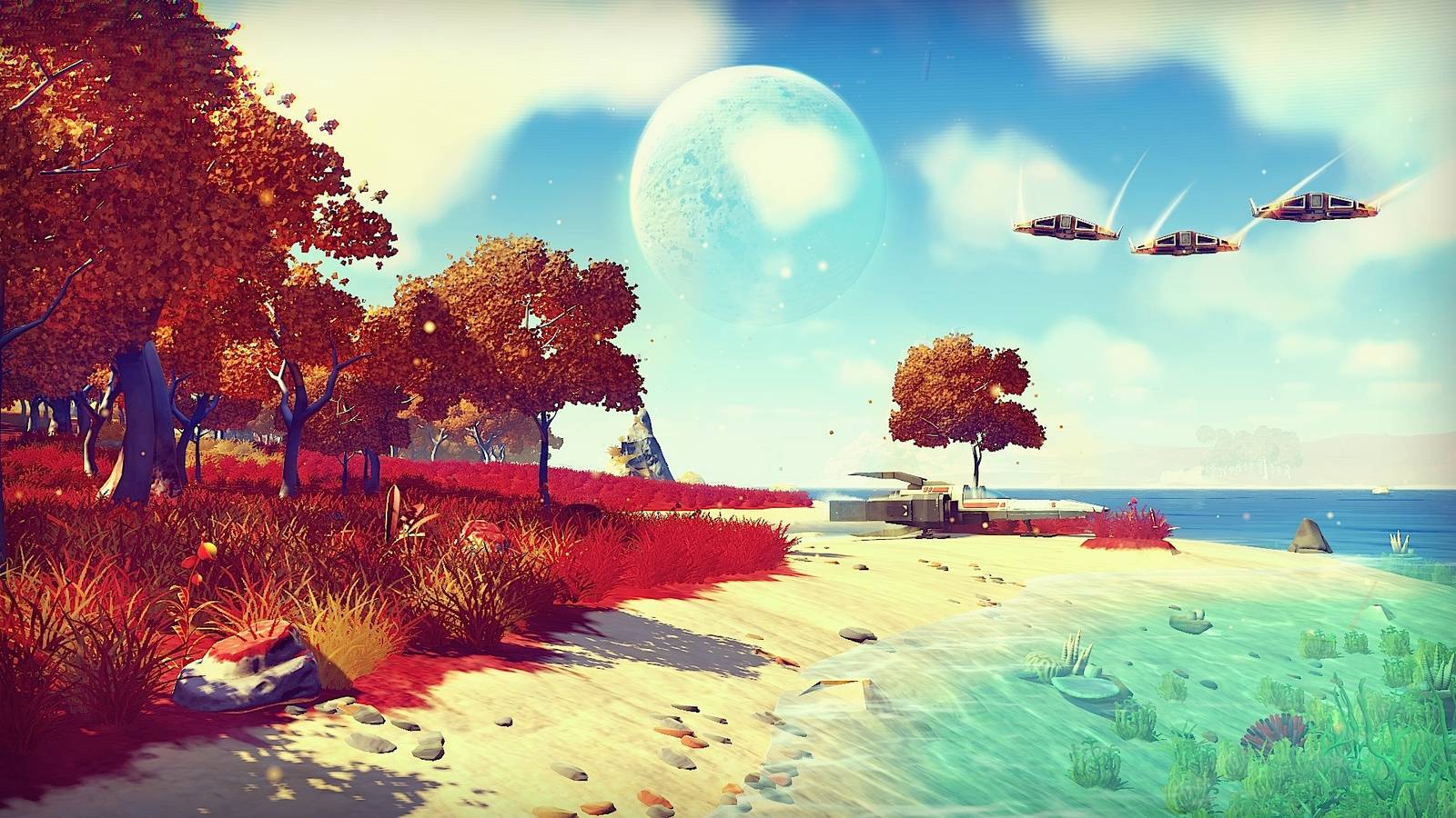 how big are the planets in no man's sky