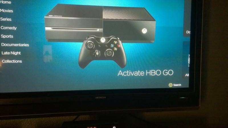 Images of HBO Go on Xbox One slip out