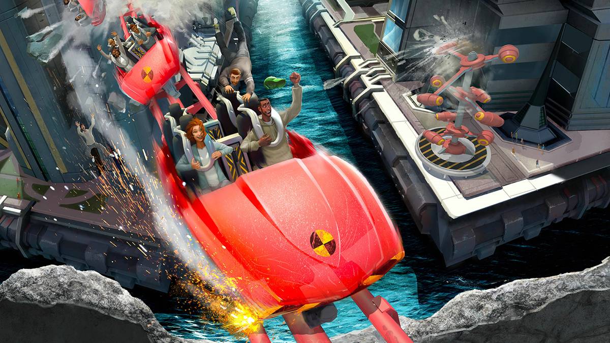 scream roller coaster speed