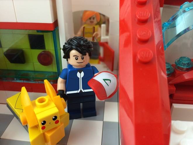 This Lego set is the Pokémon Center of our dreams