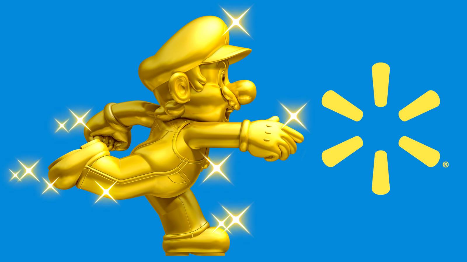 That leaked Gold Mario amiibo looks like it's a Walmart exclusive