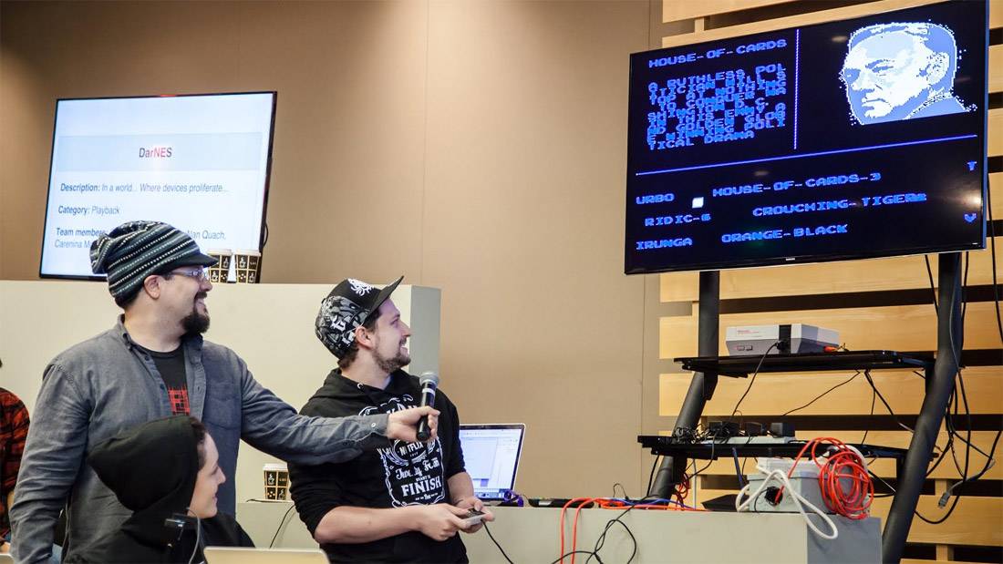 This is what Netflix looks like running on an NES