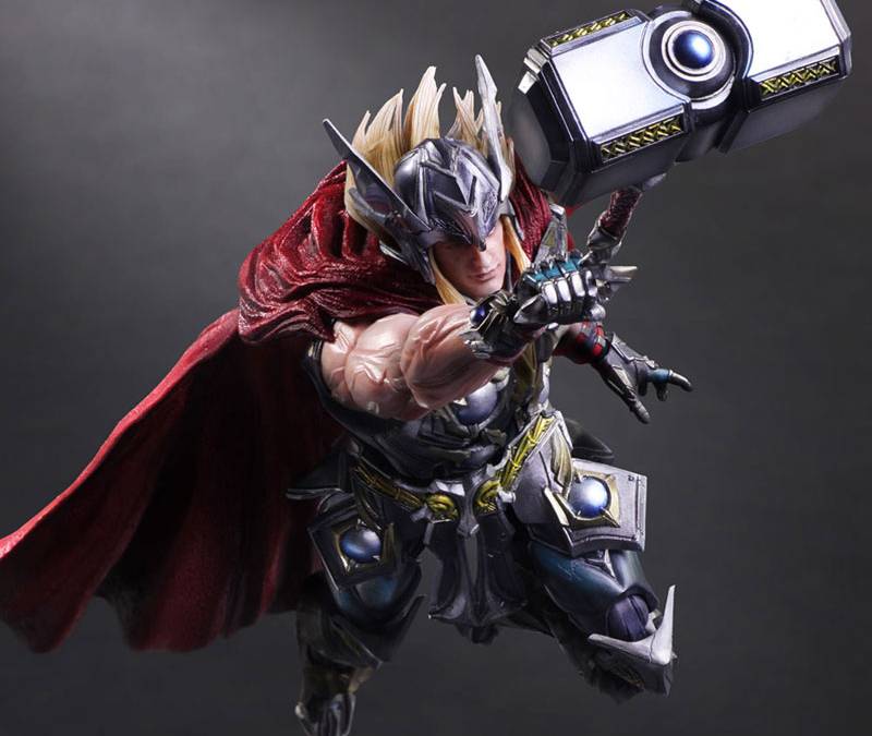 Square Enix's Thor goes hard on screaming faces and big beefy muscles