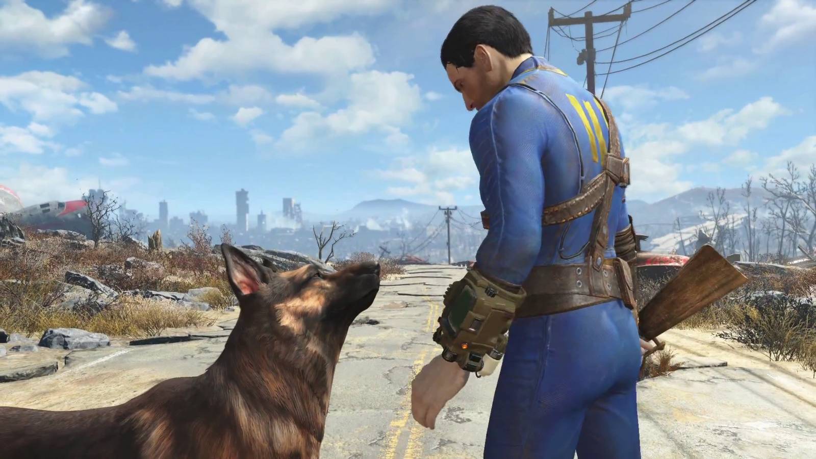 Fallout 4 brings you and your faithful dog to Boston