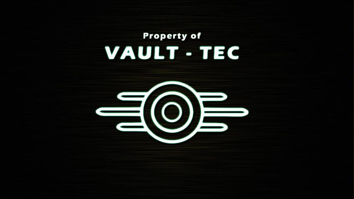 fallout logo vault tec