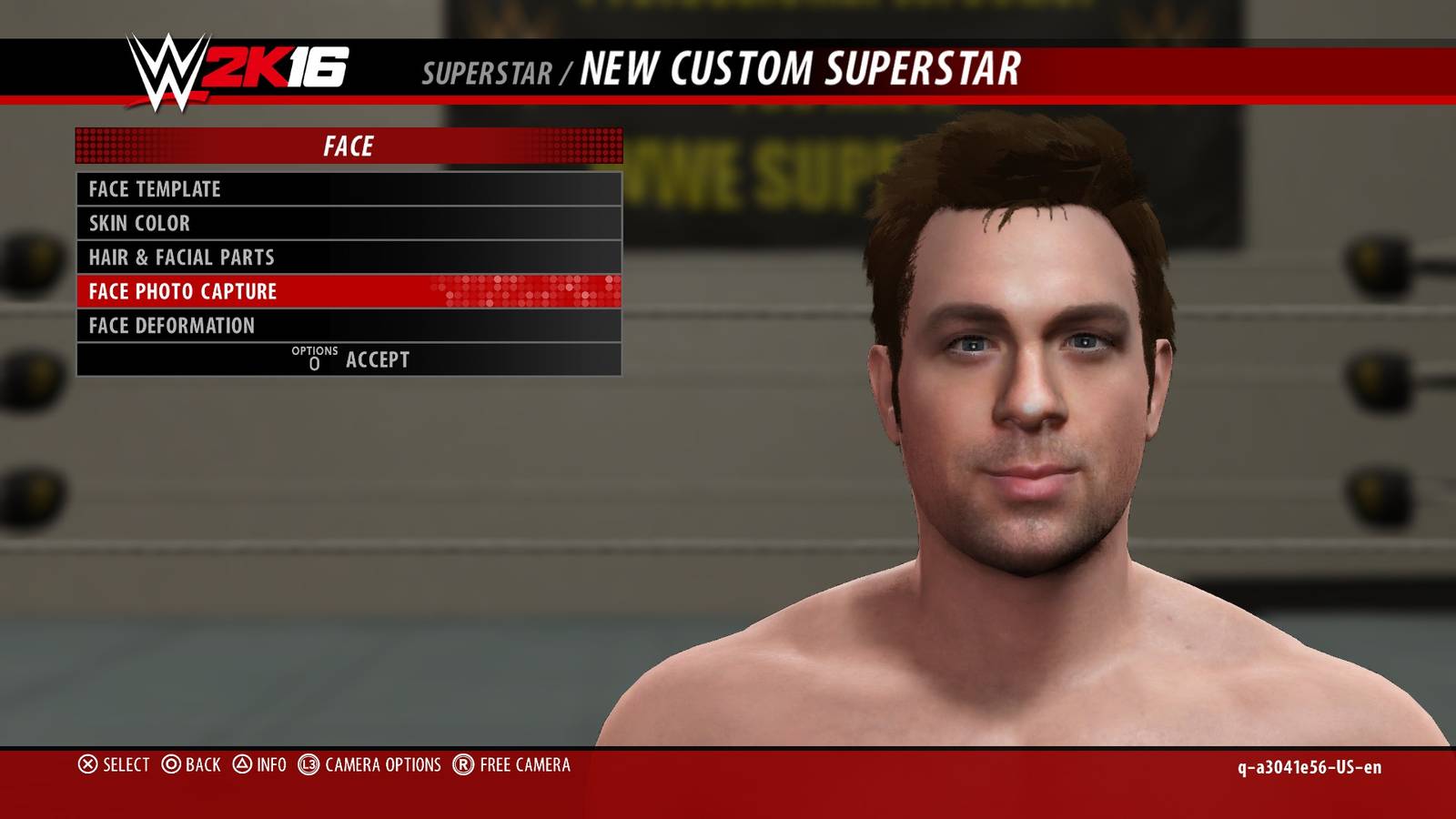face template wwe 2k