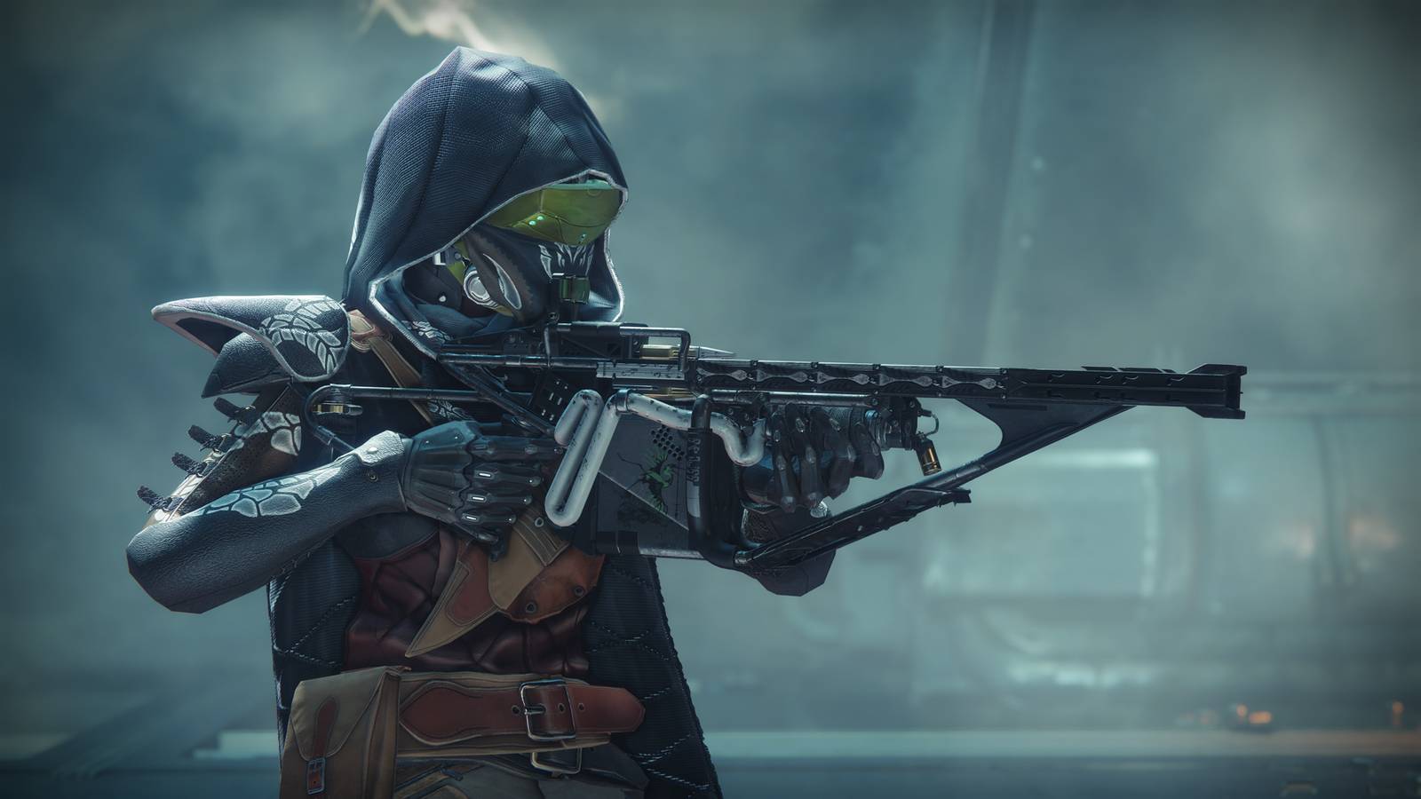 futuristic sniper armor