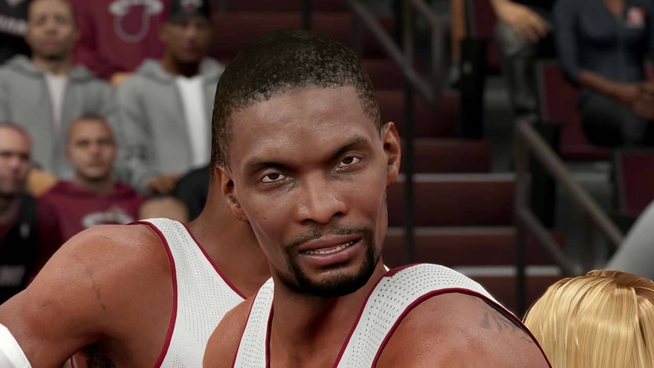 NBA star Chris Bosh has an ... unusual injury in NBA 2K16