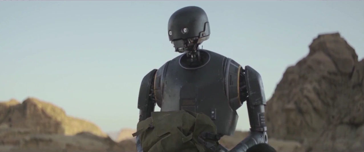 Rogue One's newest droid, K-2SO, is brutally honest