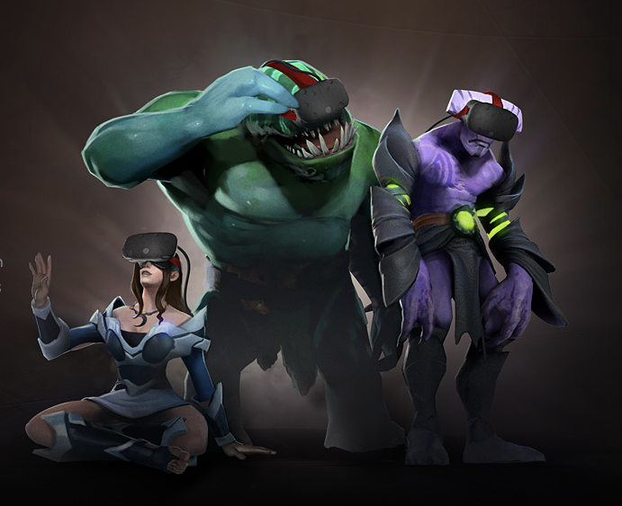 Spectating Dota 2 in VR is amazing, watch it in action
