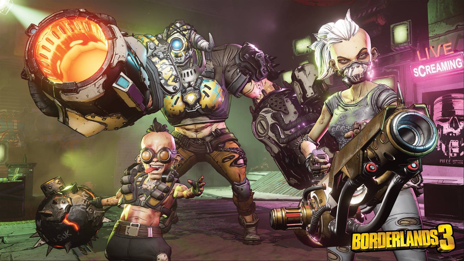 borderlands animated wallpaper