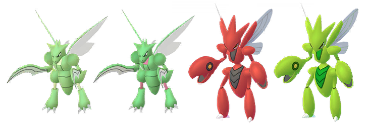 scyther evolution shiny