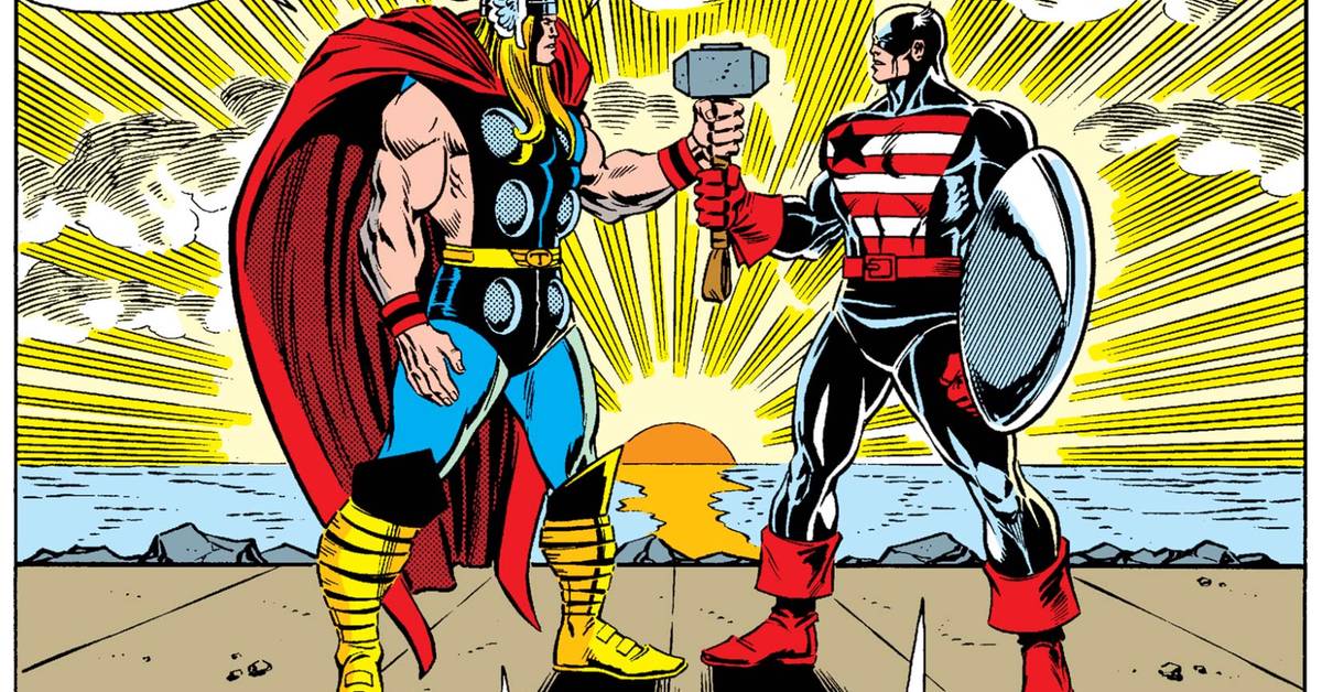 avengers lifting mjolnir